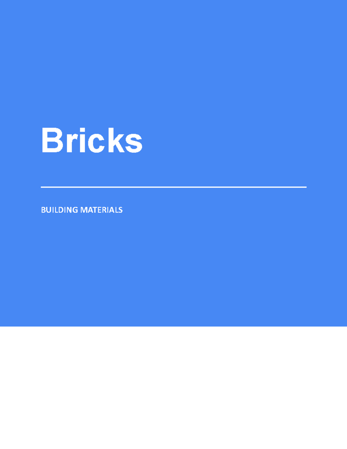 Bricks- Study Notes - Ceramic Materials: Classification, Refractories ...
