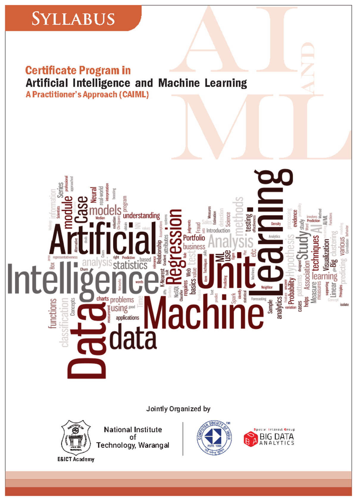 Caiml Brochure - Module wise Syllabus of AI and ML - Artificial ...