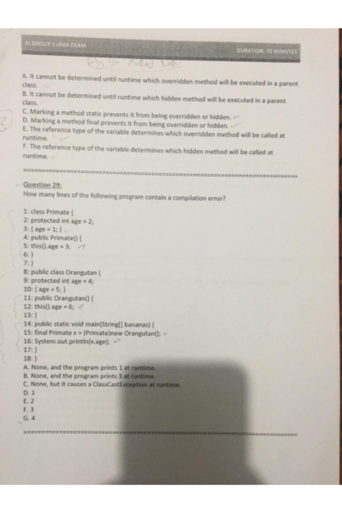 ‎java Exam 1 - Java exam - Data Analysis - Studocu