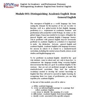 Week 006-Module The Structures of Academic Texts Part 3 - English for ...