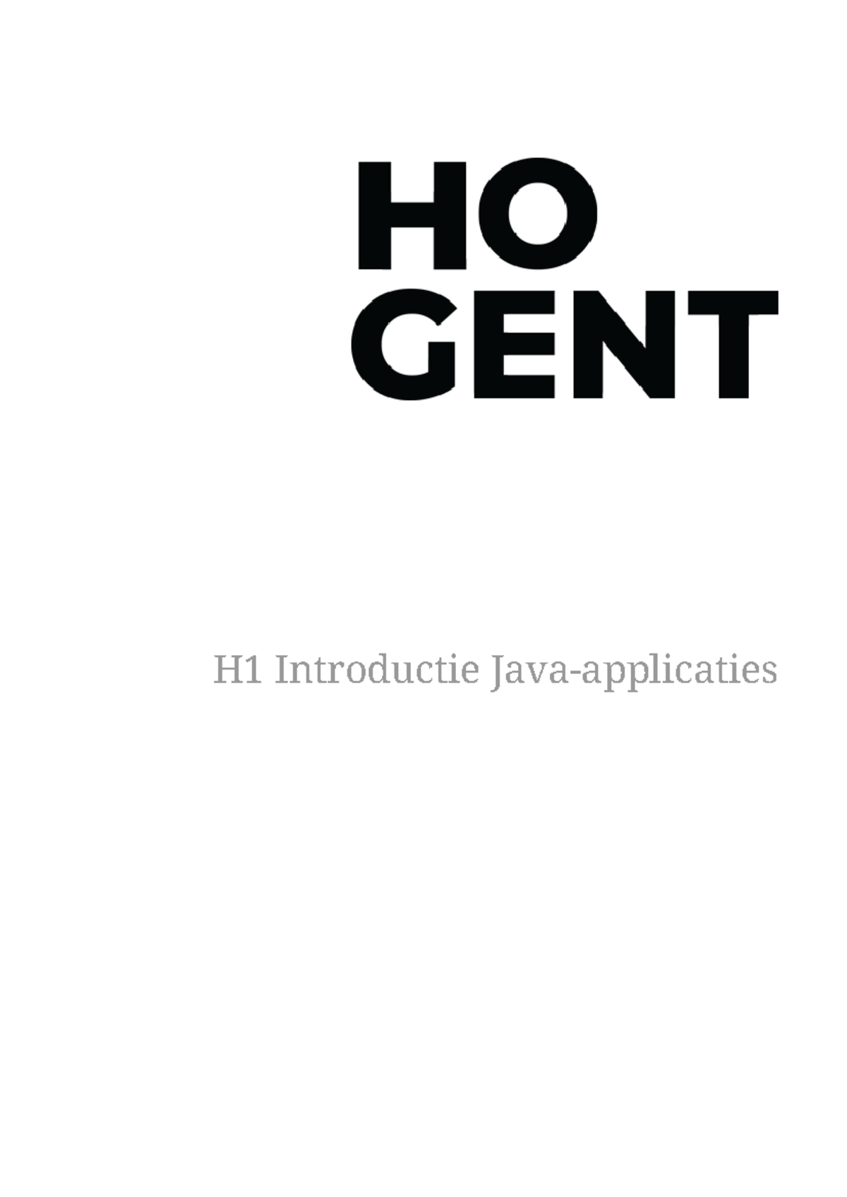 H1 - extra informatie3212 - H1 Introductie Java-applicaties Table of ...