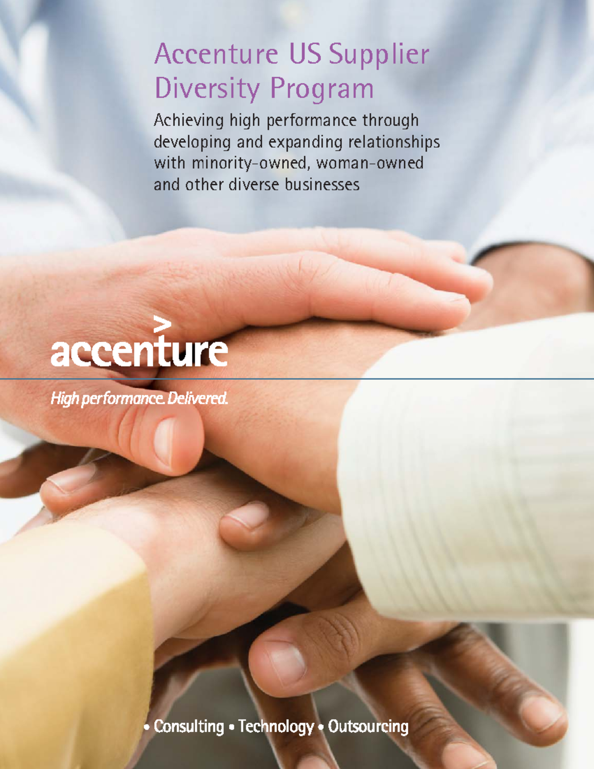 Accenture USA Supplier Diversity Program - Accenture US Supplier ...