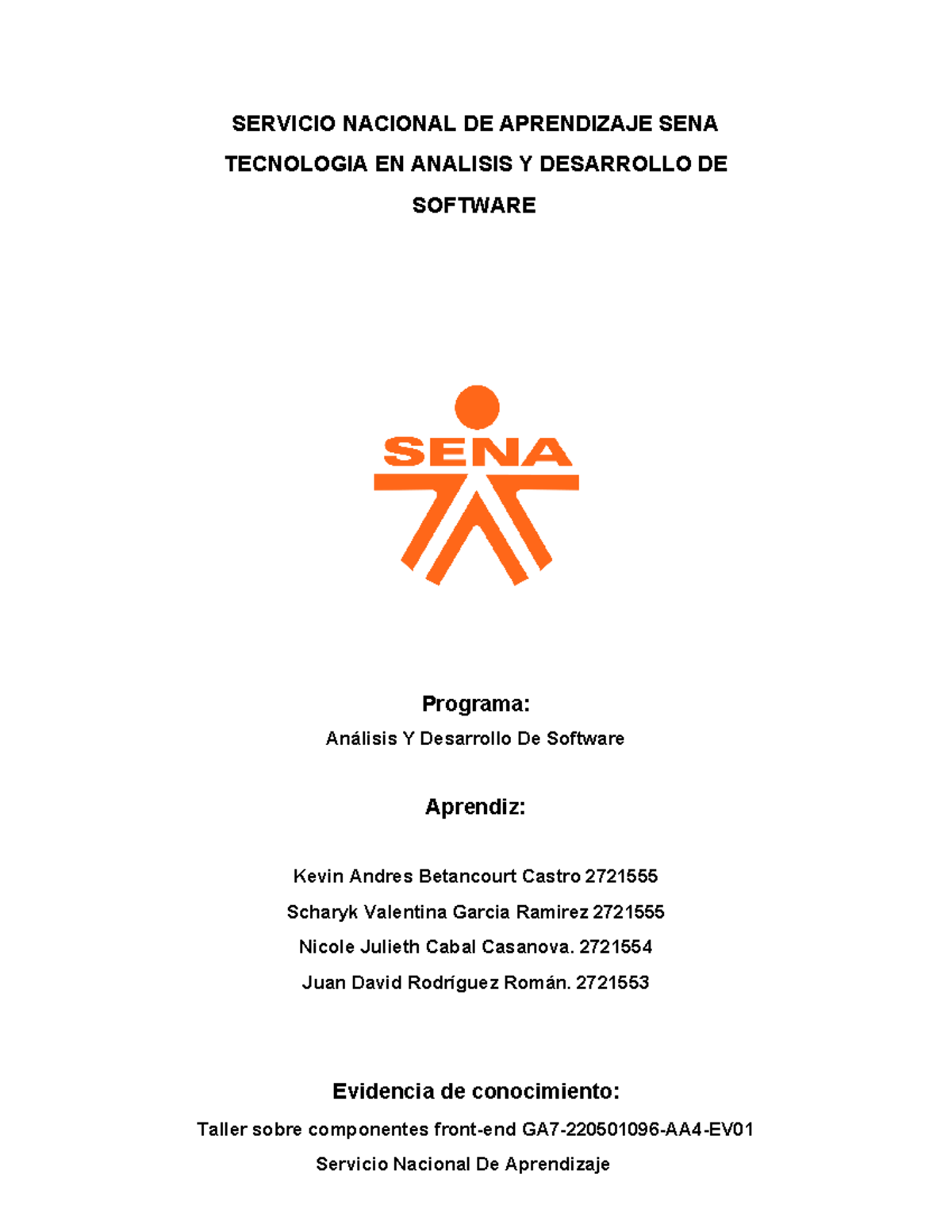 Taller sobre componentes front-end GA7-220501096-AA4-EV01 - SERVICIO ...