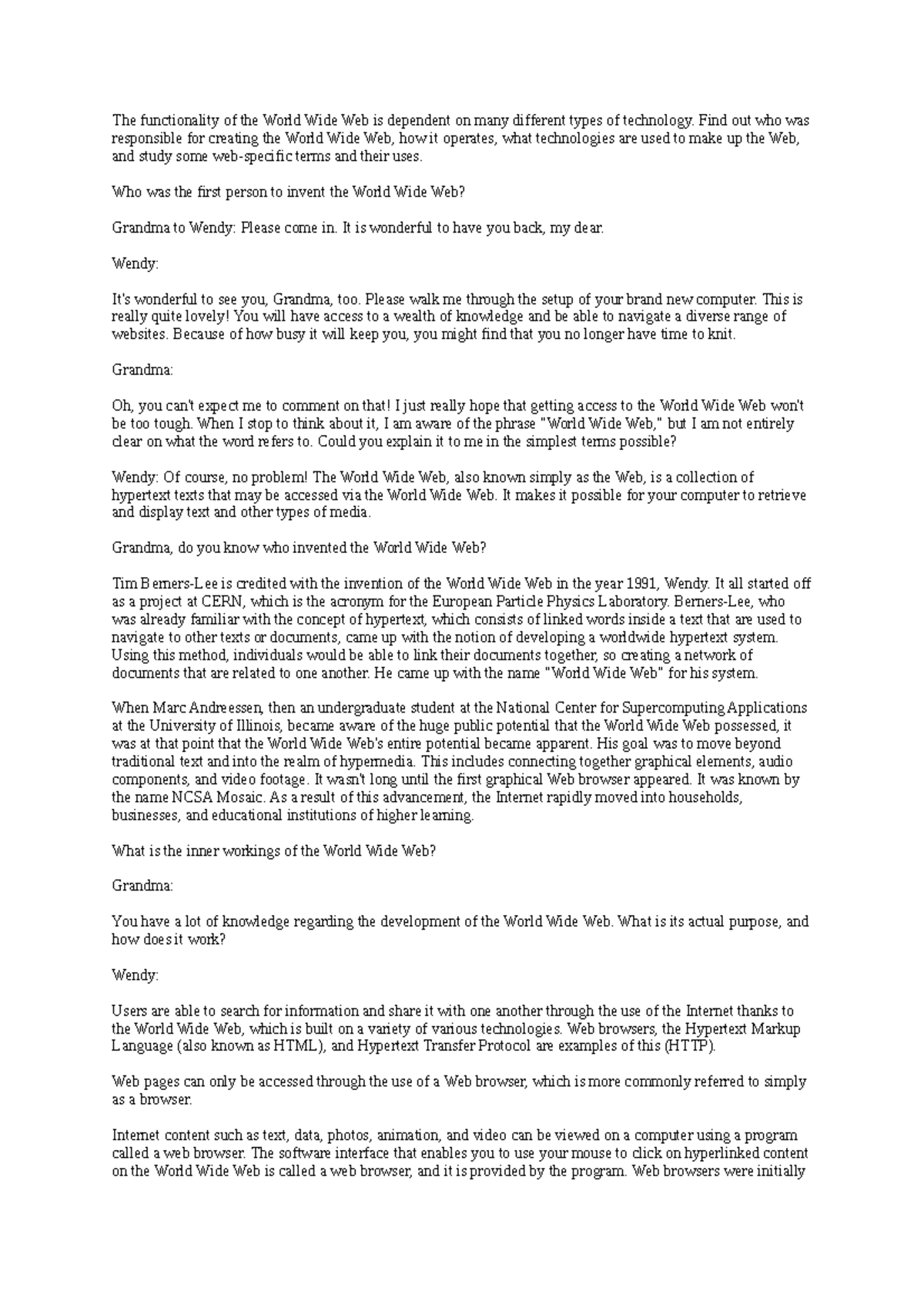 World Wide Web - Find out who was responsible for creating the World ...