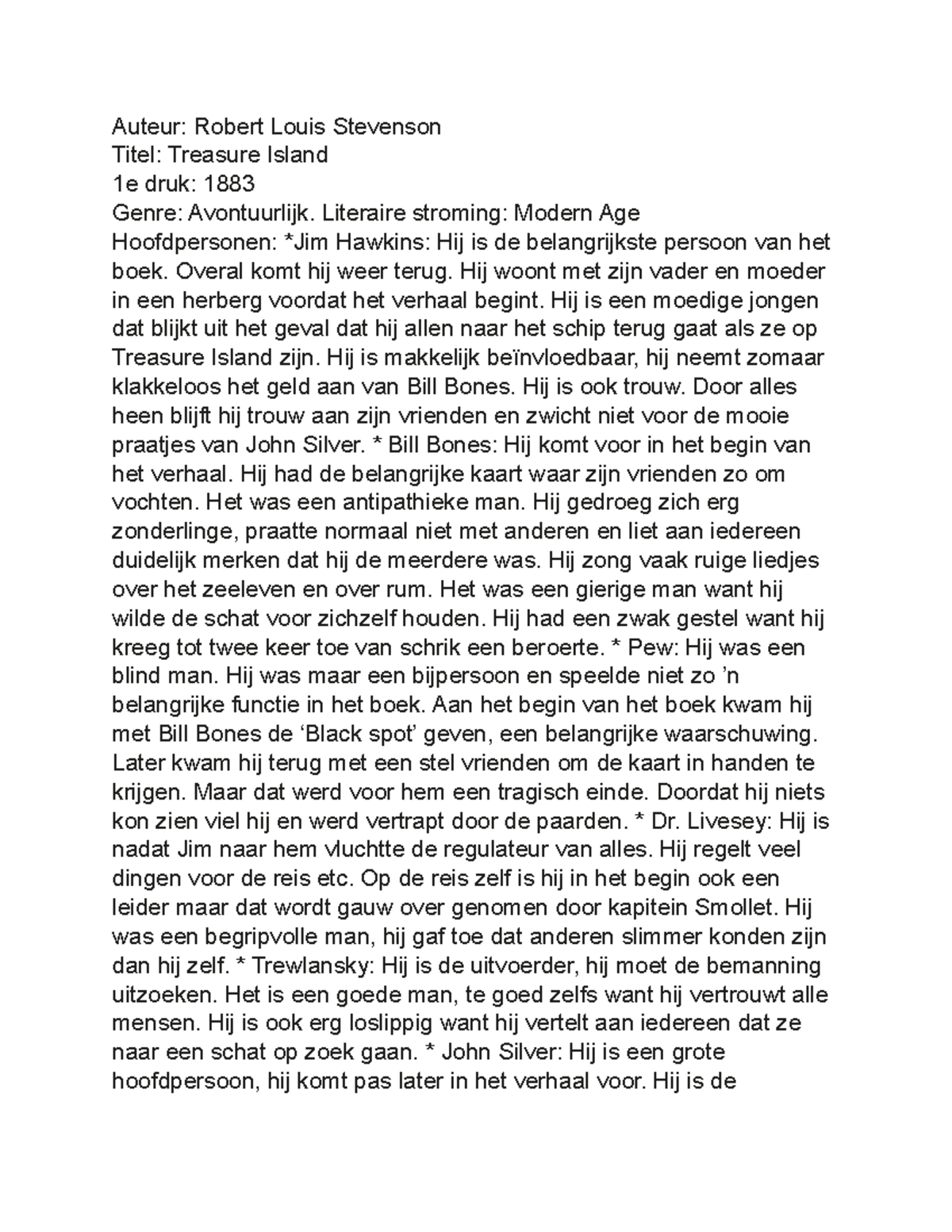 Treasure island - Auteur: Robert Louis Stevenson Titel: Treasure Island ...