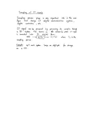 SPR307B Tutorial 5 - Laplace work - Tutorial on Laplace Transform Exercise 1 Solutions: (a): y t ...