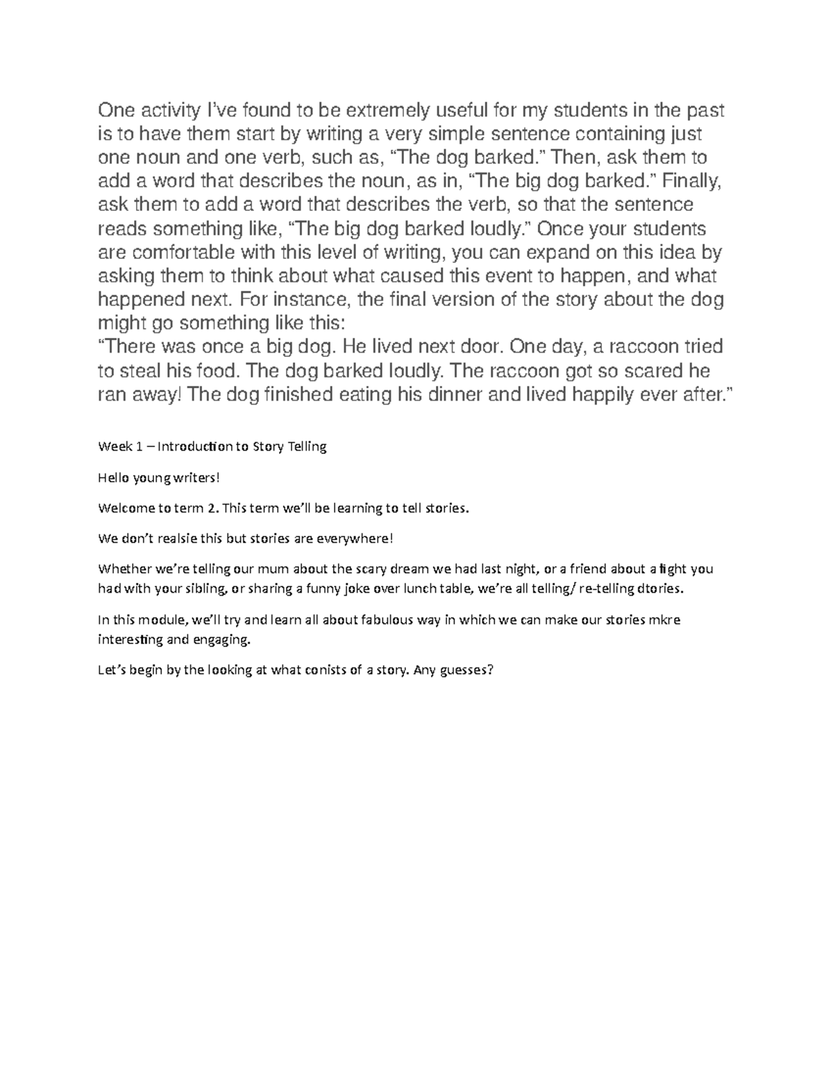 Brain Dump - level 1 - these are my lecture notes hope these help ...