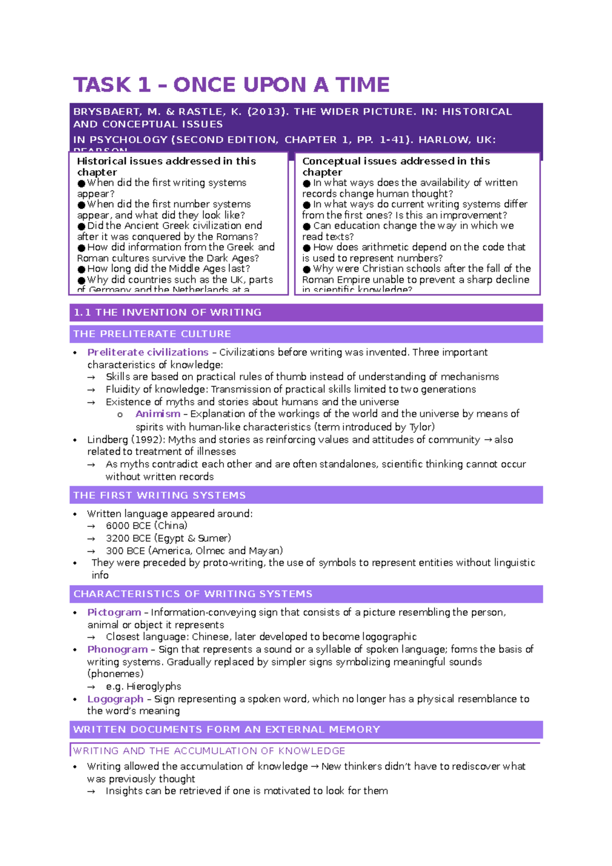 Task 1 - Once upon a time - Task 1 - Once upon a time - TASK 1 – ONCE ...