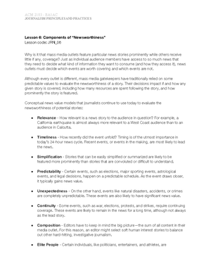 ACM 2103 - V. AP Style Guide - ACM 2103 - BA1AC JOURNALISM PRINCIPLES ...