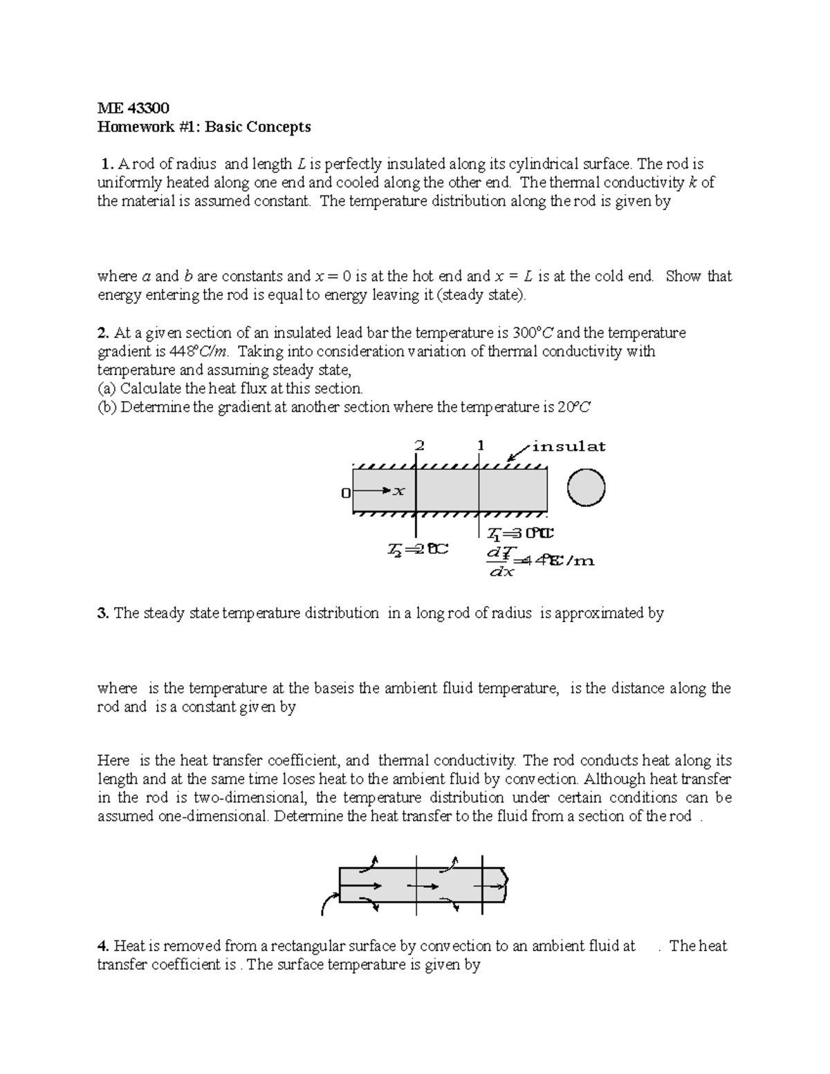 HW #1- Basic Concepts - Practice questions - ME 43300 Homework #1 ...