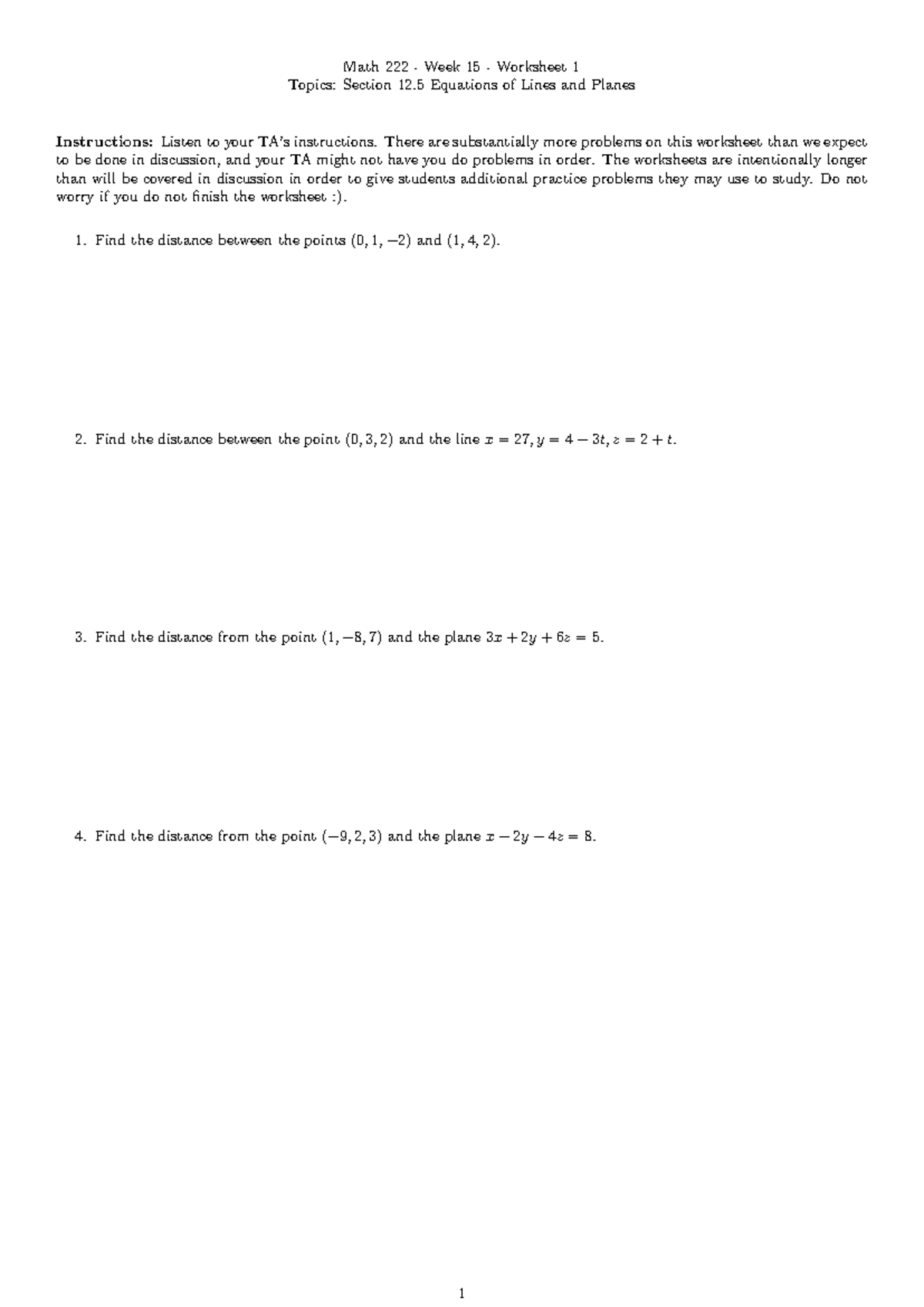222-Wk15.1-Sec 12 - Section 12.5 Worksheet - Math 222 - Week 15 ...