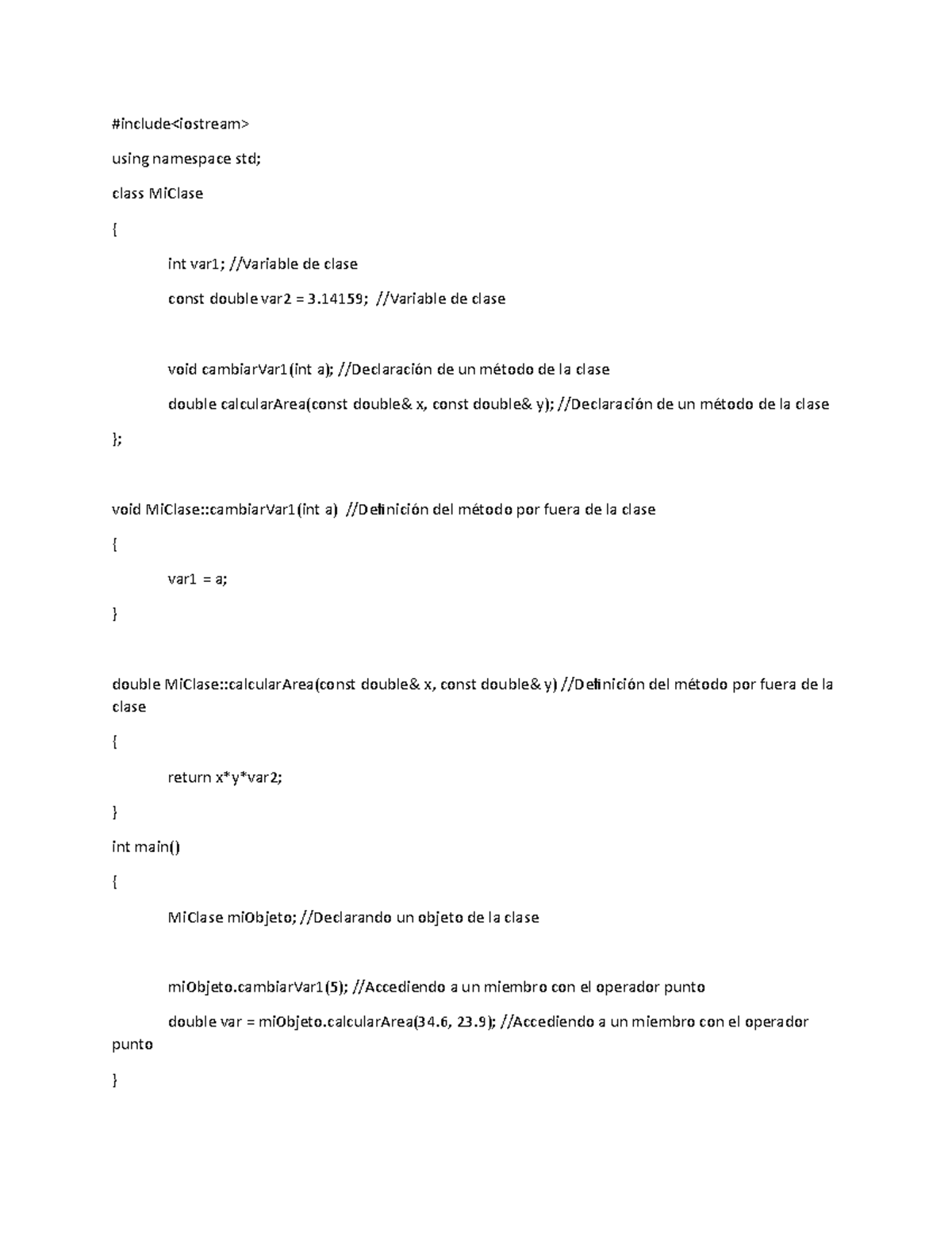 Clases 1 programacion estructurada - #include using namespace std ...