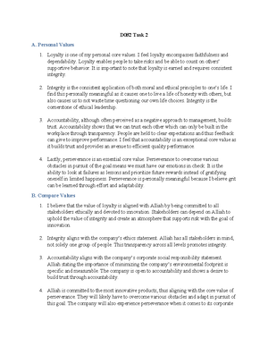 D082 Task 1 - Task 1 - D082 Task 1 A. Global Leadership Foundation ...