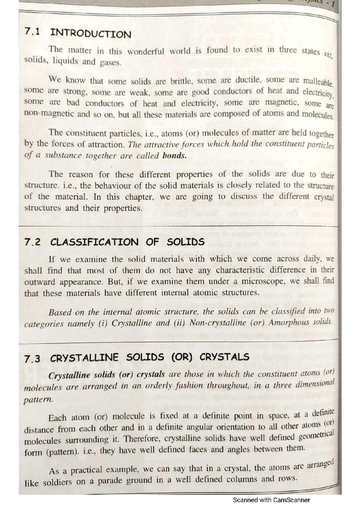 Unit 1 Crystal Structure - Material science for biotechnologist - Studocu
