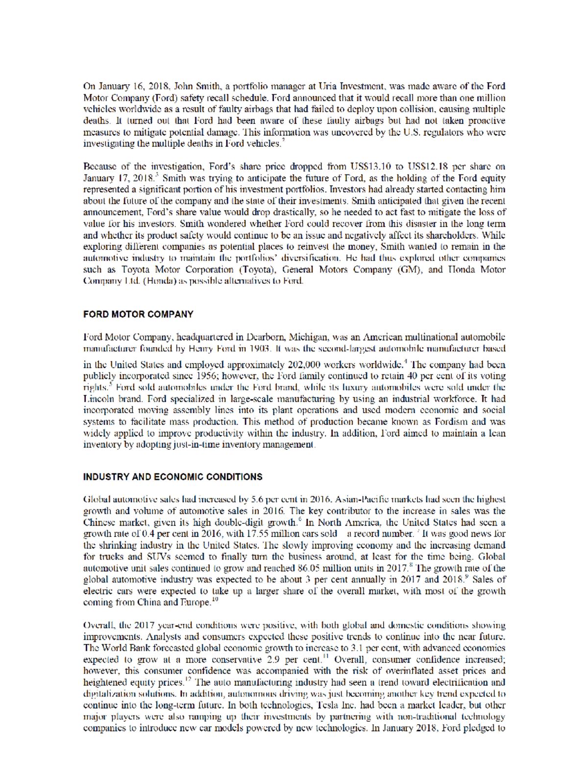 Midterm case study - ADMN 2606 - Studocu