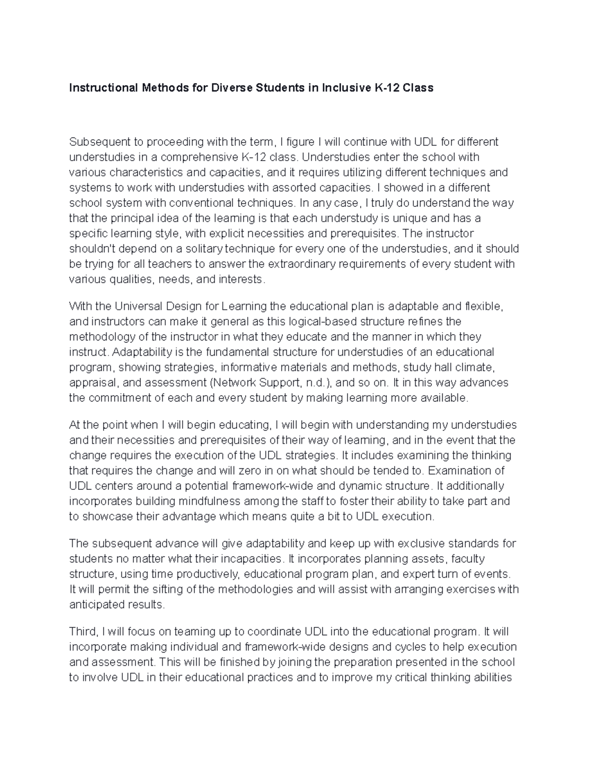 Unit 8 - Subsequent to proceeding with the term, I figure I will ...