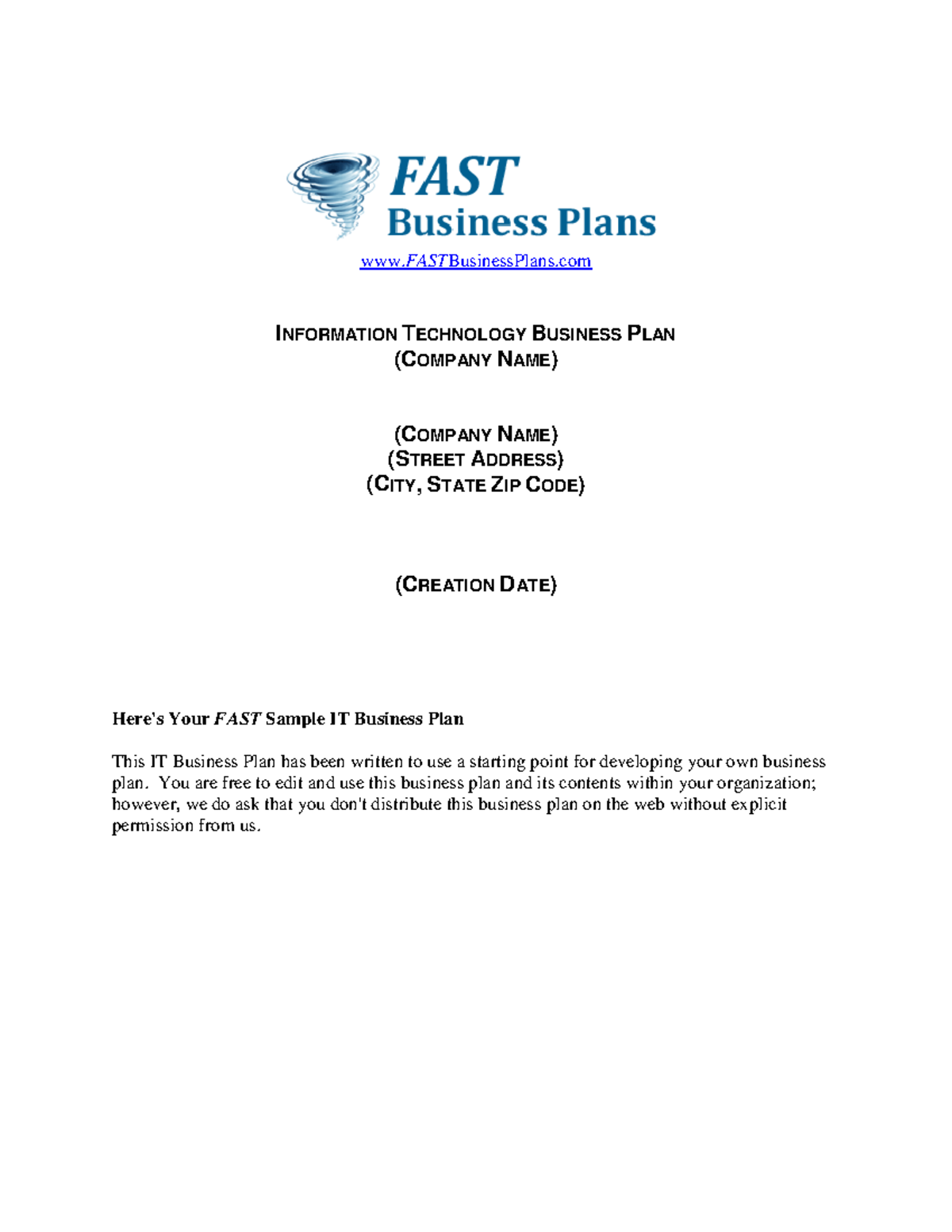 IT-Business-Plan - Business Plan to IT infrastructure ...