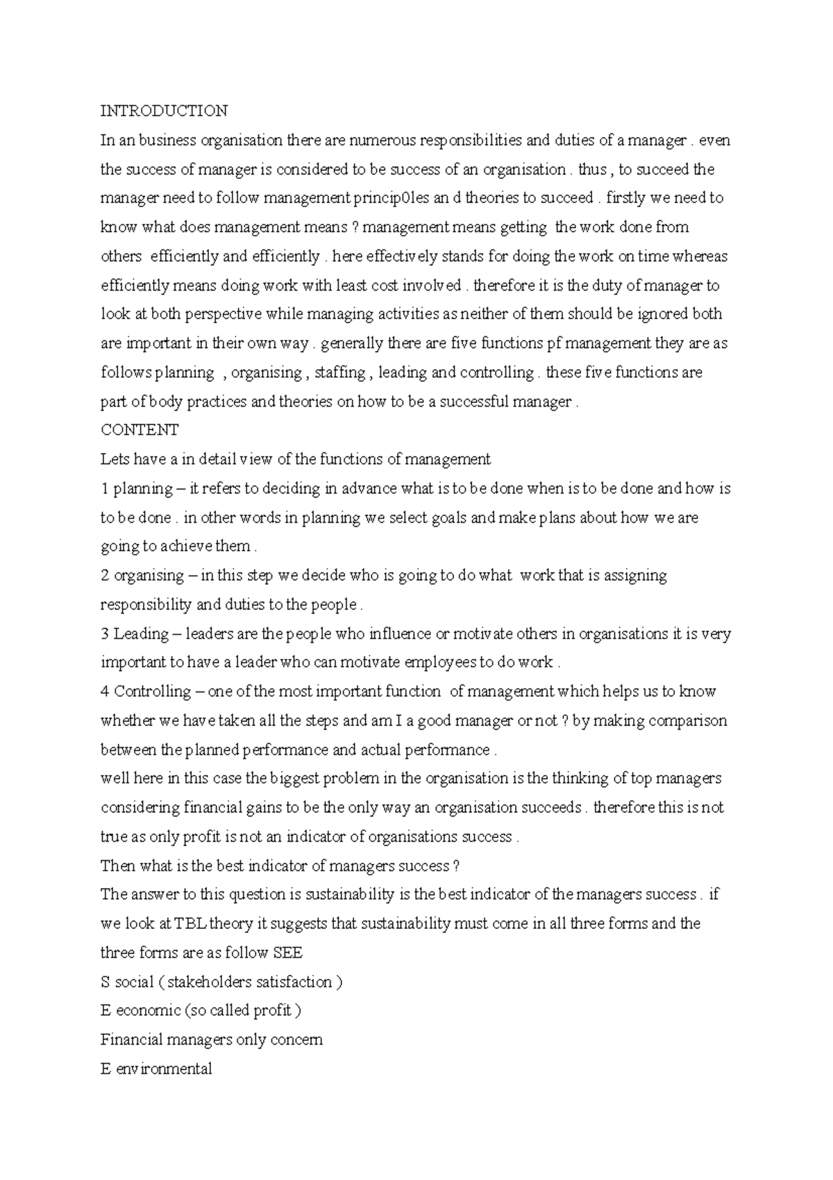 Assignment 1 of contemporary management principles and practices ...