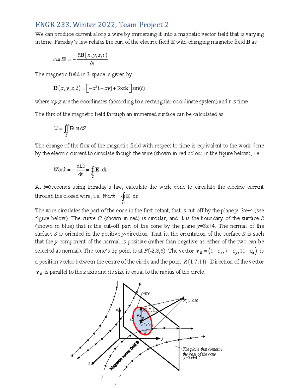 Team Project 2 A - very helpful practice problems - ENGR 233, Winter ...