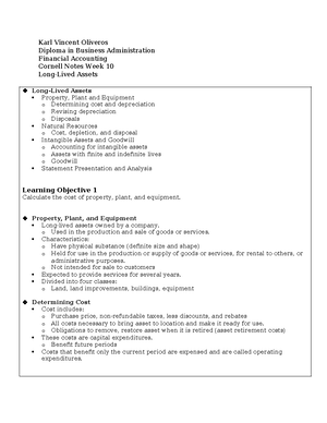Cornell Notes #4 (Completion of the Accounting Cycle ) - Karl Vincent ...