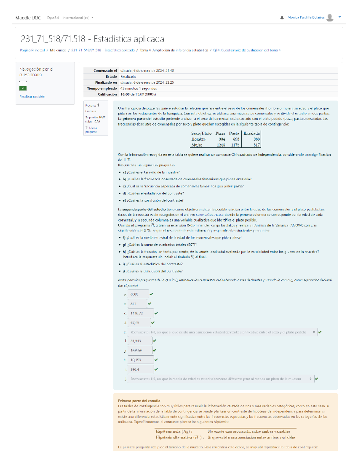 QE4 - QE 4 TEMA 4 AMPLIACIÓN DE INFERENCIA ESTADÍSTICA - Valoración de ...
