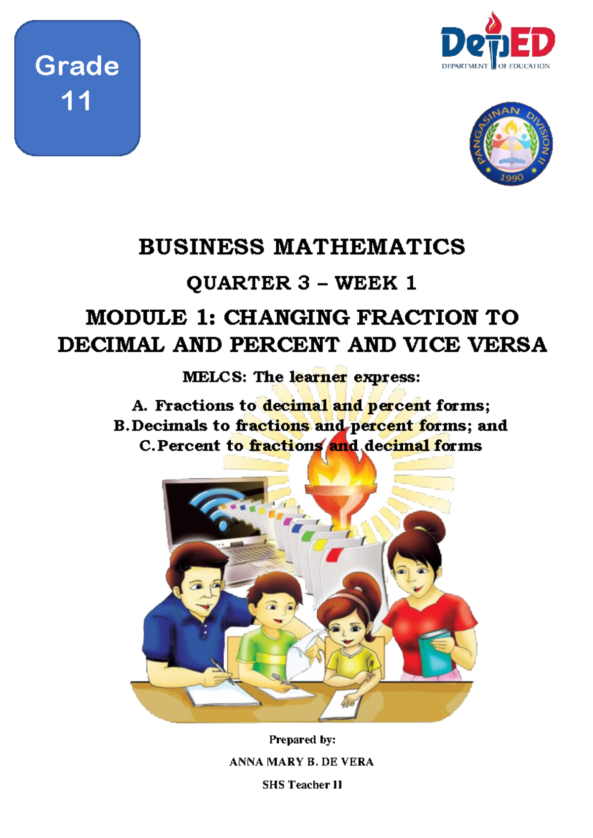 Business Math 1 - BUSINESS MATHEMATICS QUARTER 3 – WEEK 1 MODULE 1 ...