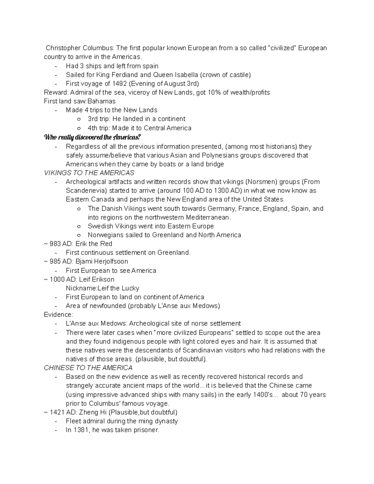 Discovering the Americas. - Christopher Columbus: The first popular ...