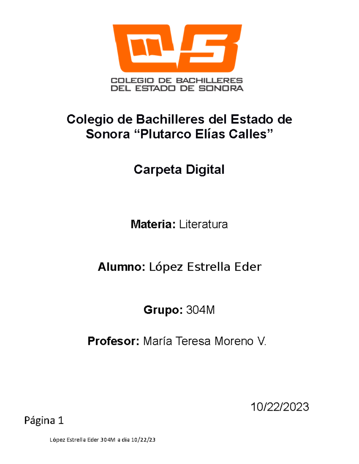 Literatura Cobac - Colegio de Bachilleres del Estado de Sonora ...