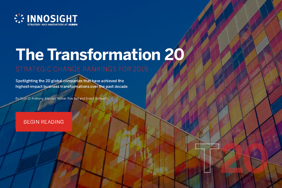 Innosight Transformation 20 Final - The Transformation 20 STRATEGIC ...