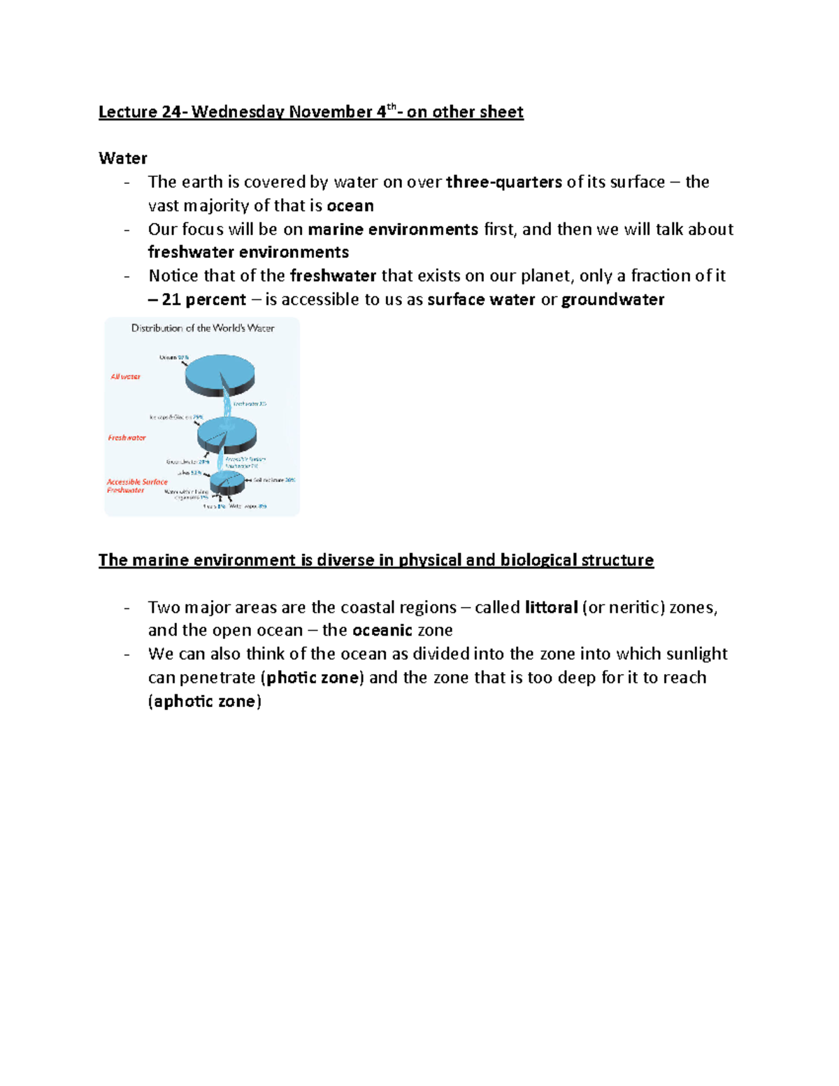 Micro-Lecture 24 - Microbiology Fall 2022 - Lecture 24- Wednesday November 4th- on other sheet ...