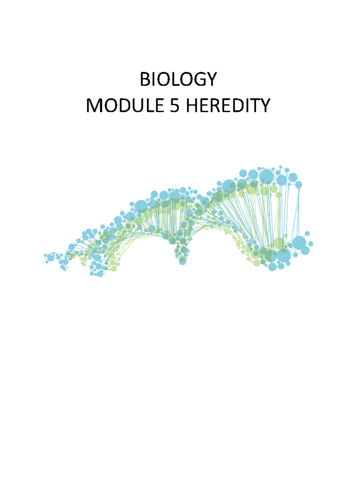 Module 5 Heredity - Mod 5 Summary for Bio HSC - BIOLOGY MODULE 5 ...