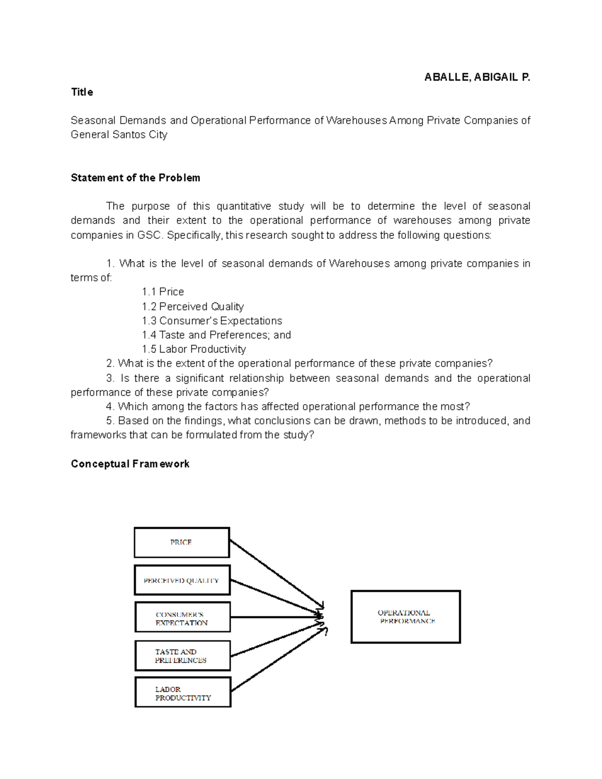 2ND ACT - activity 2 paperwork - ABALLE, ABIGAIL P. Title Seasonal ...