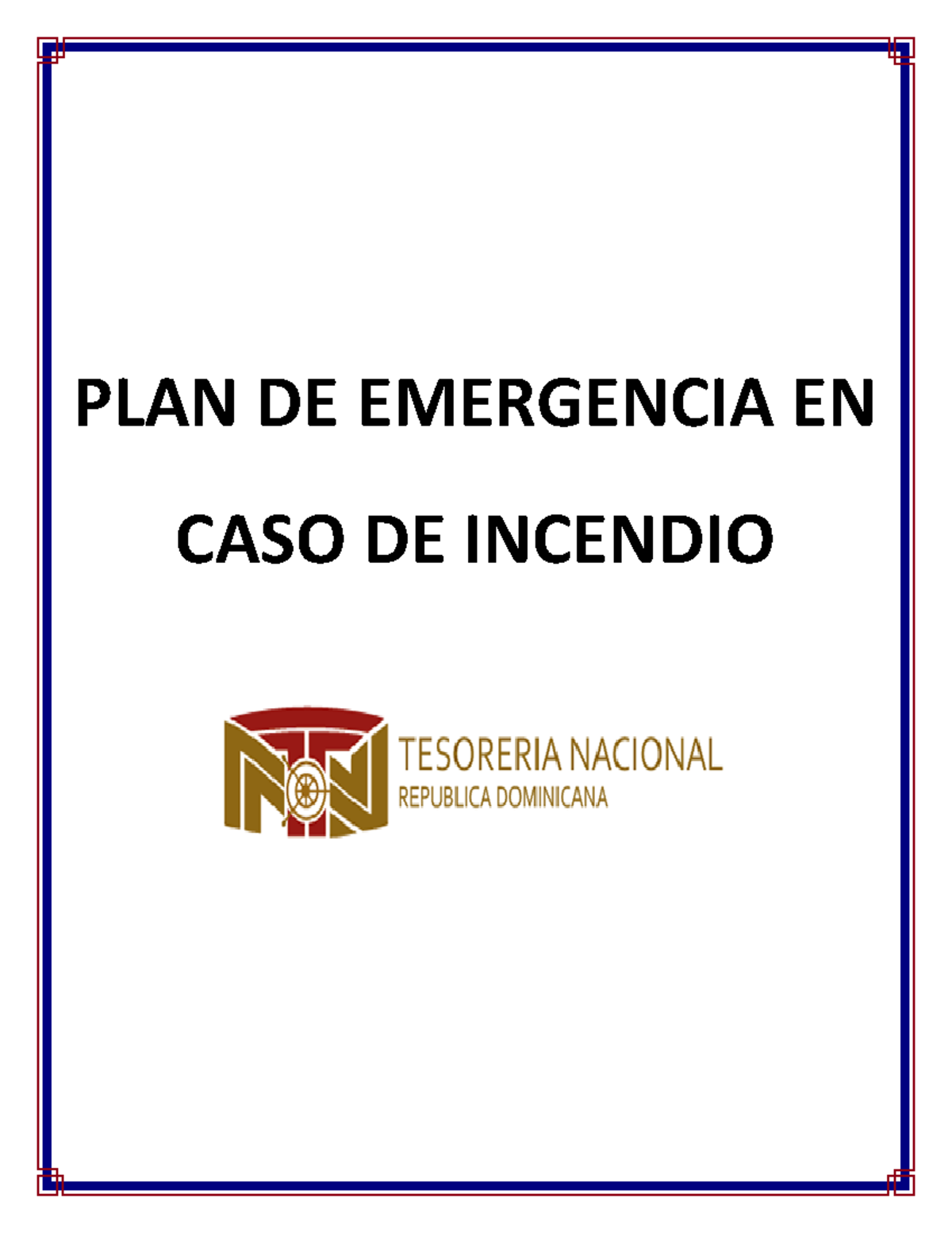 -Plan-de-Emergencia-en-Caso-de-Incendio - PLAN DE EMERGENCIA EN CASO DE ...
