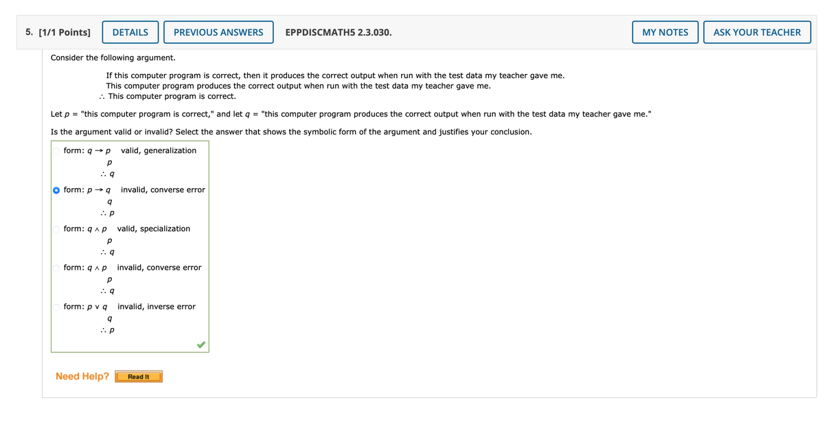lesson 2.3 statements - MATH 2310 - Studocu