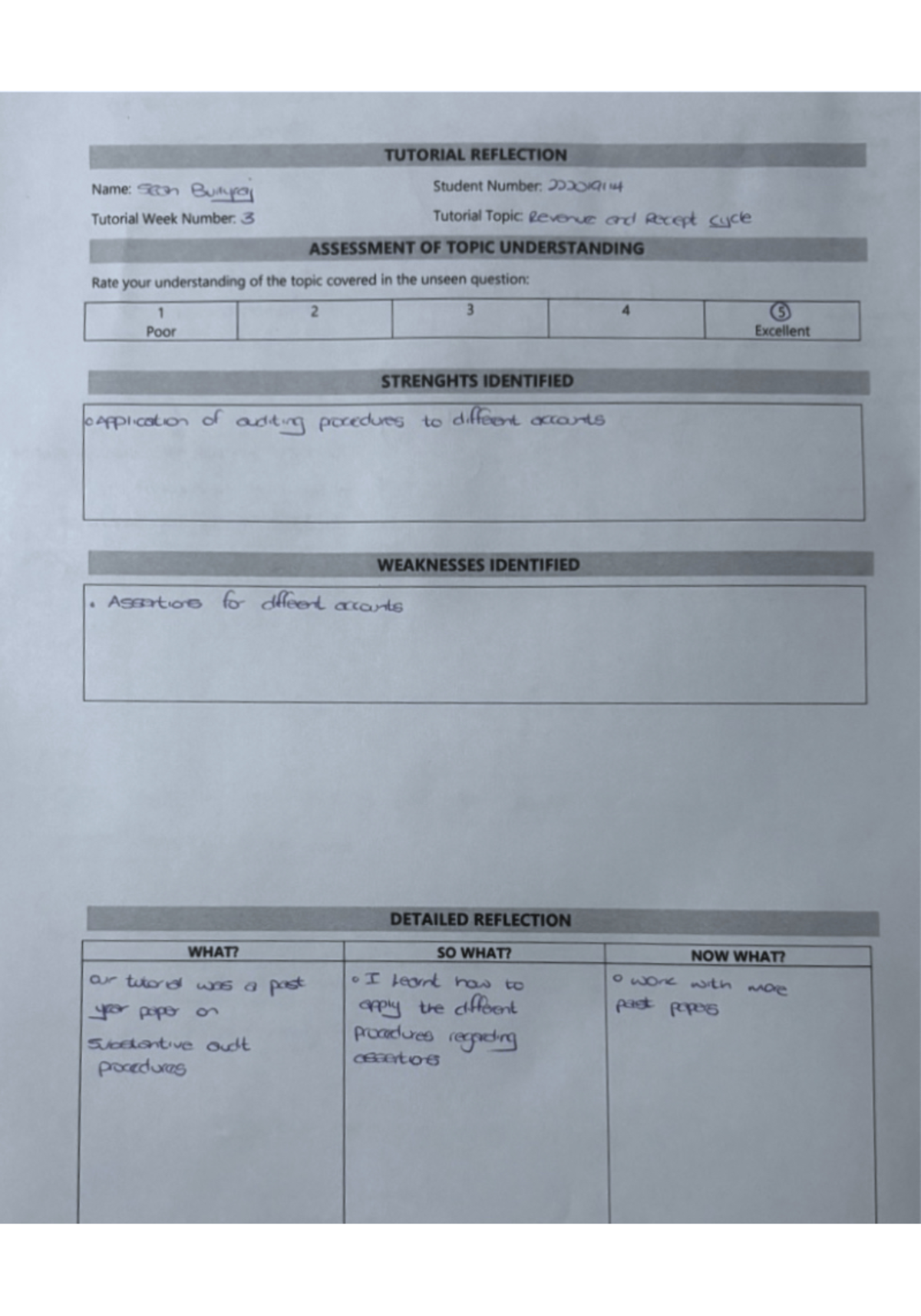 322 week 3 reflection - TUTORIAL REFLECTION Name: seen Bumpaj Student ...