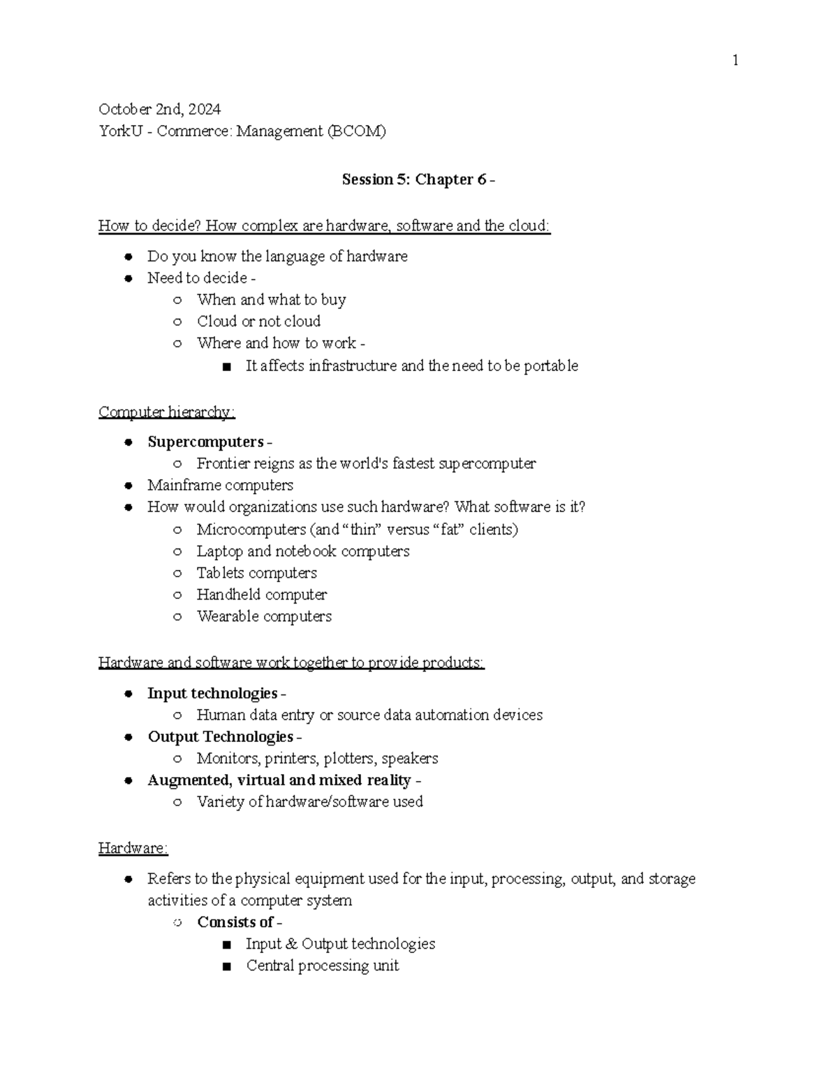 Copy of Seasion 5, Chapter 6 - October 2nd, 2024 YorkU - Commerce ...