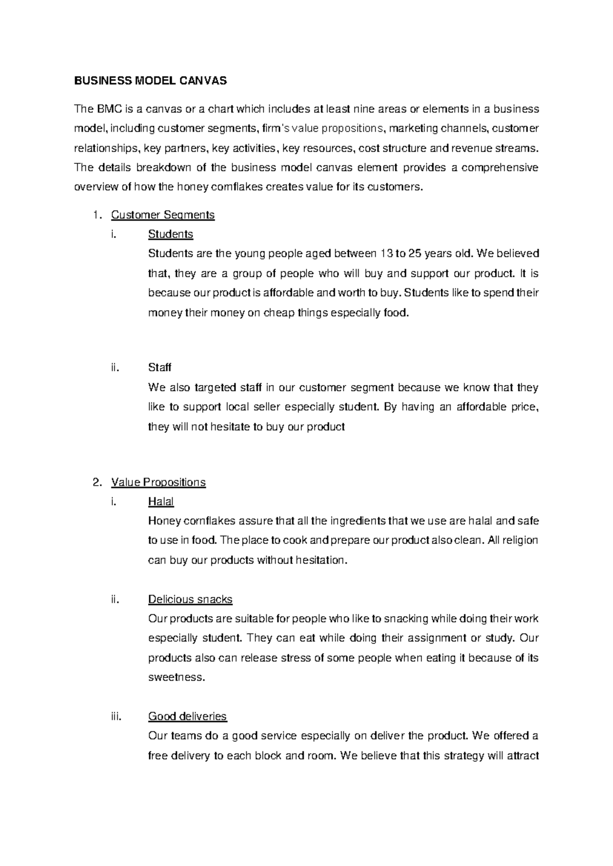 BMC 1 ent300 (business modal canvas) - BUSINESS MODEL CANVAS The BMC is ...