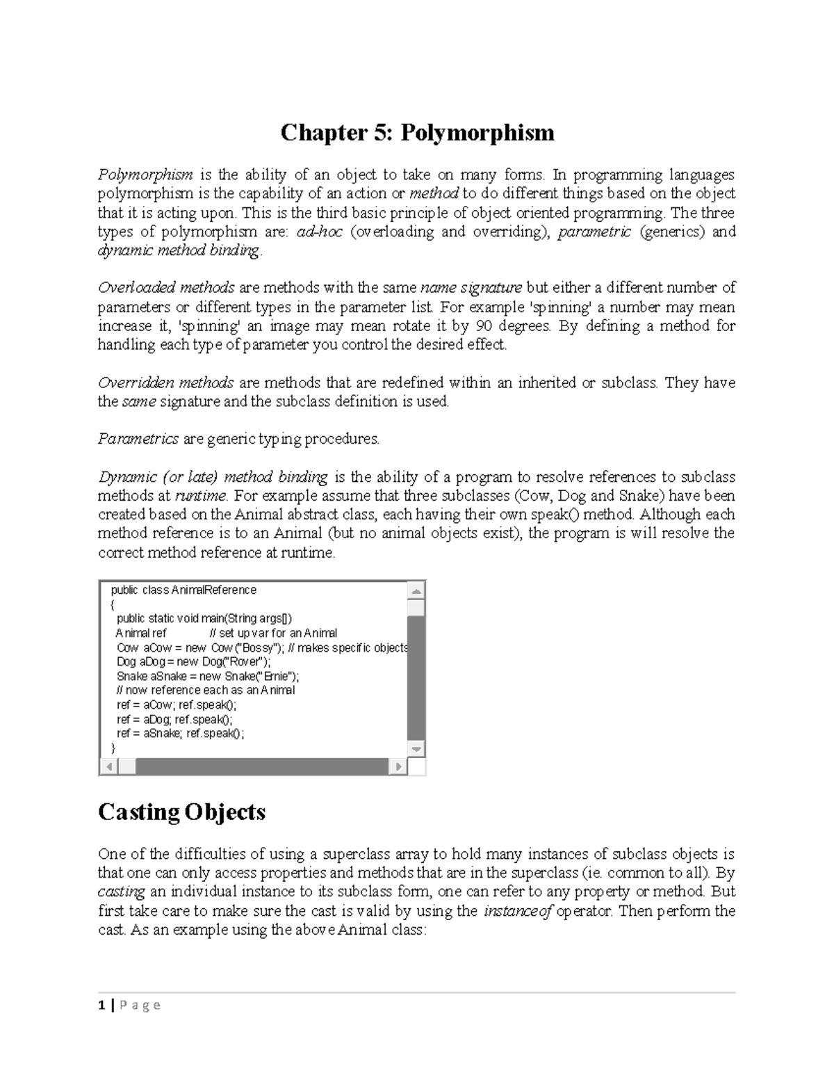 Chapter-5 Poly Mor - this an additional course material for object ...