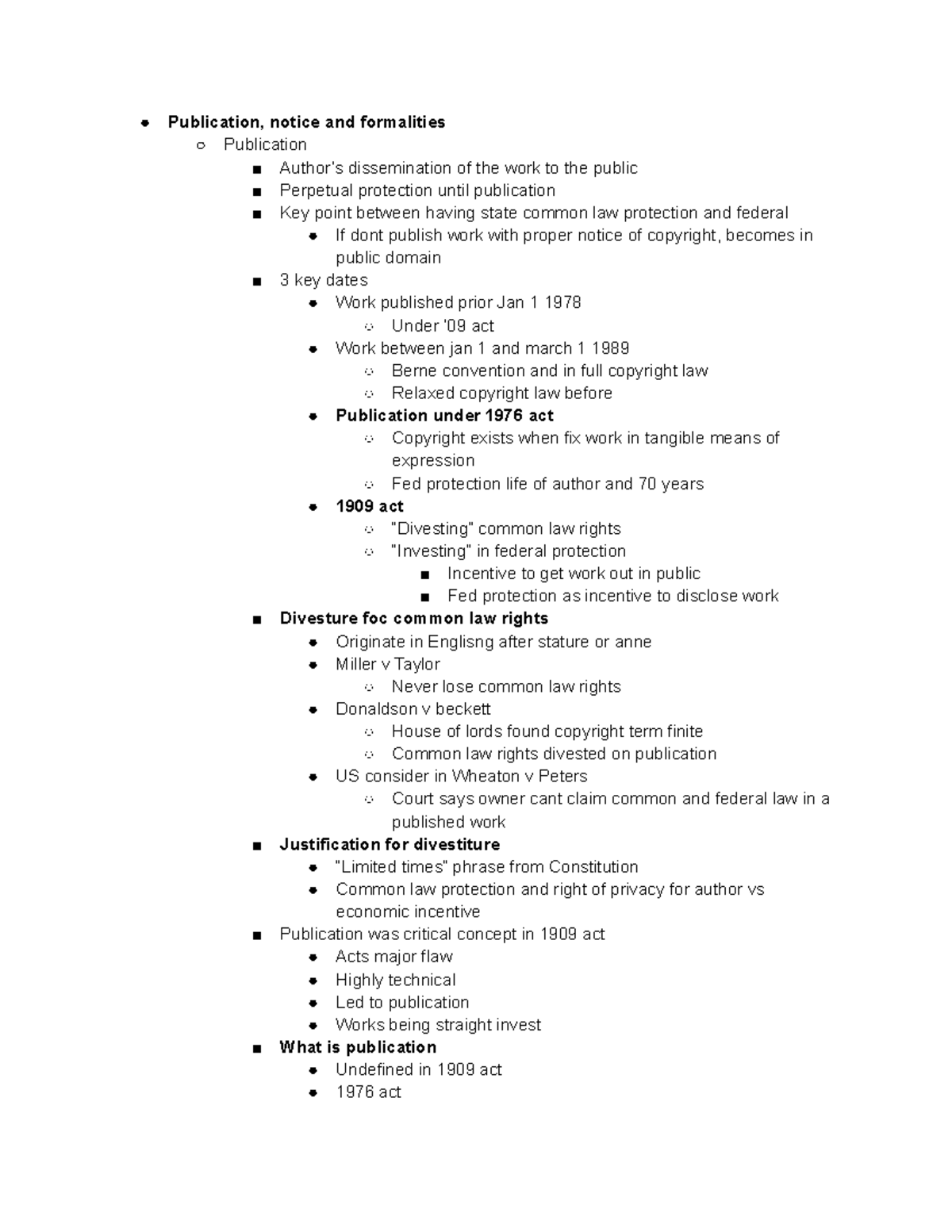 Lecture 5 Publication Notice Formalities - Publication, notice and ...