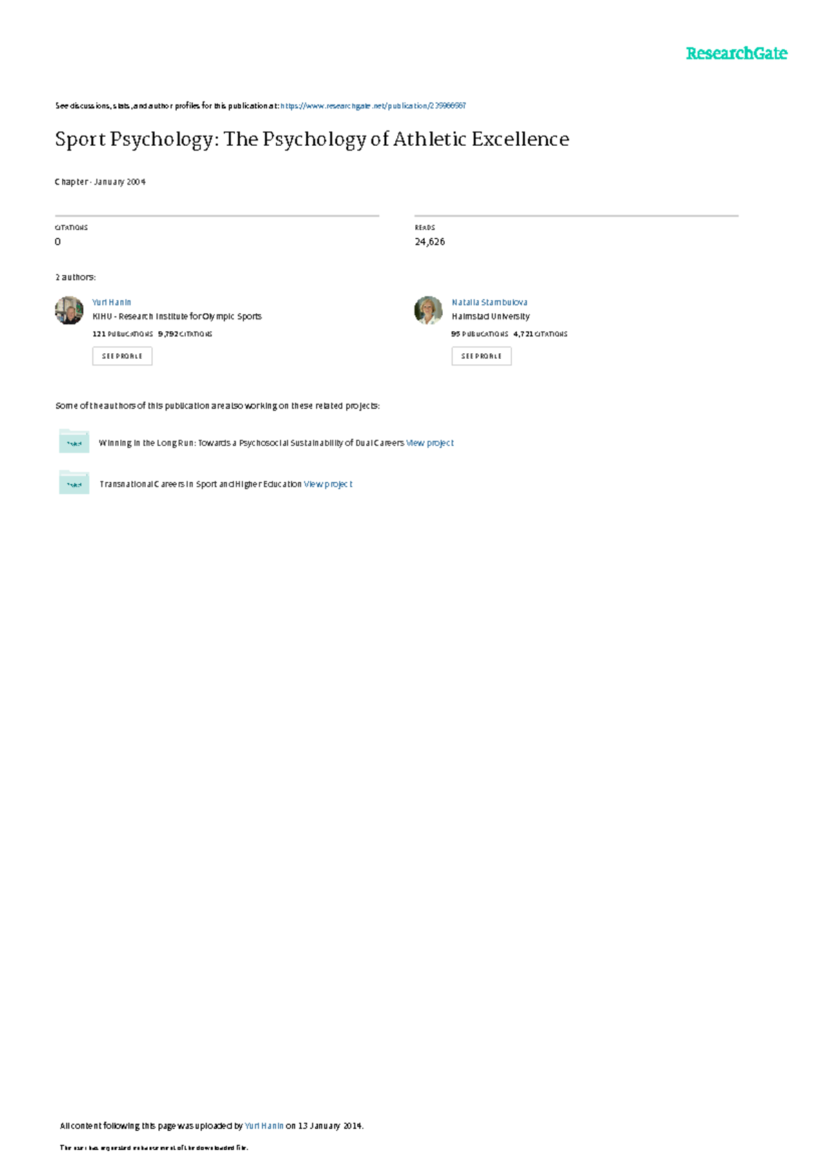 04Sport Psych-Encyclop - See discussions, stats, and author profiles ...