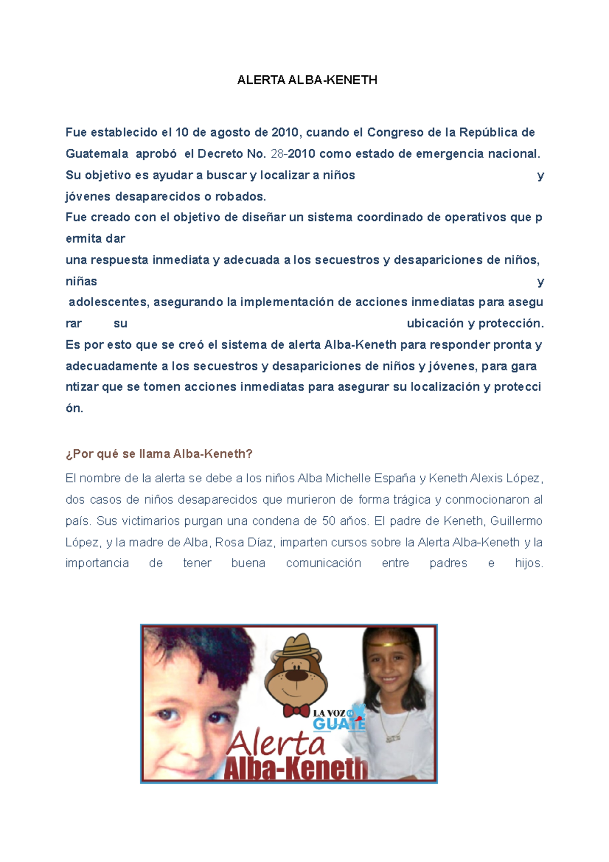 Alerta ALBA+ Keneth - un tema interesante que nos ayuda - ALERTA ALBA ...