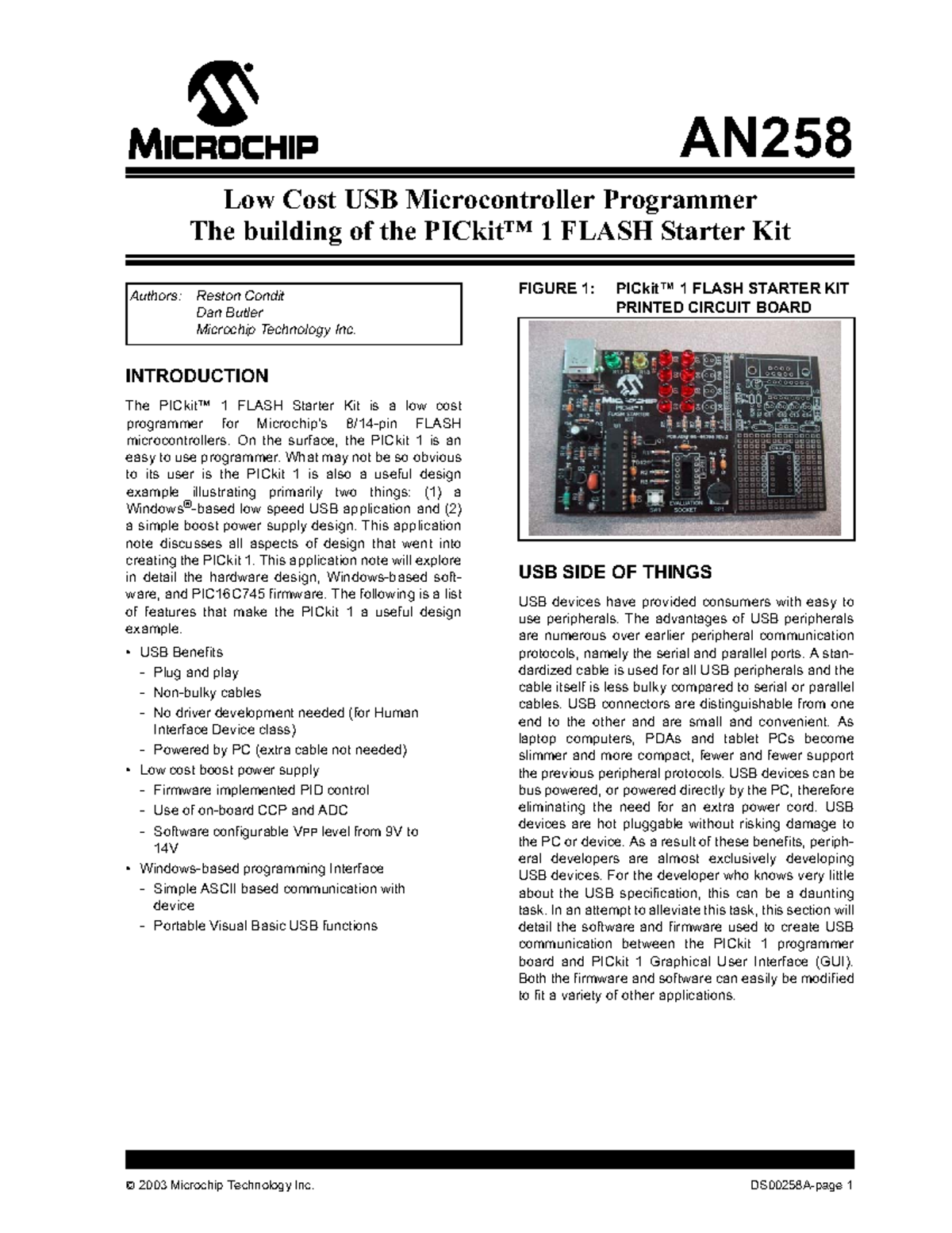 Low Cost USB Microcontroller Programmer The building of the PICkit 1 ...