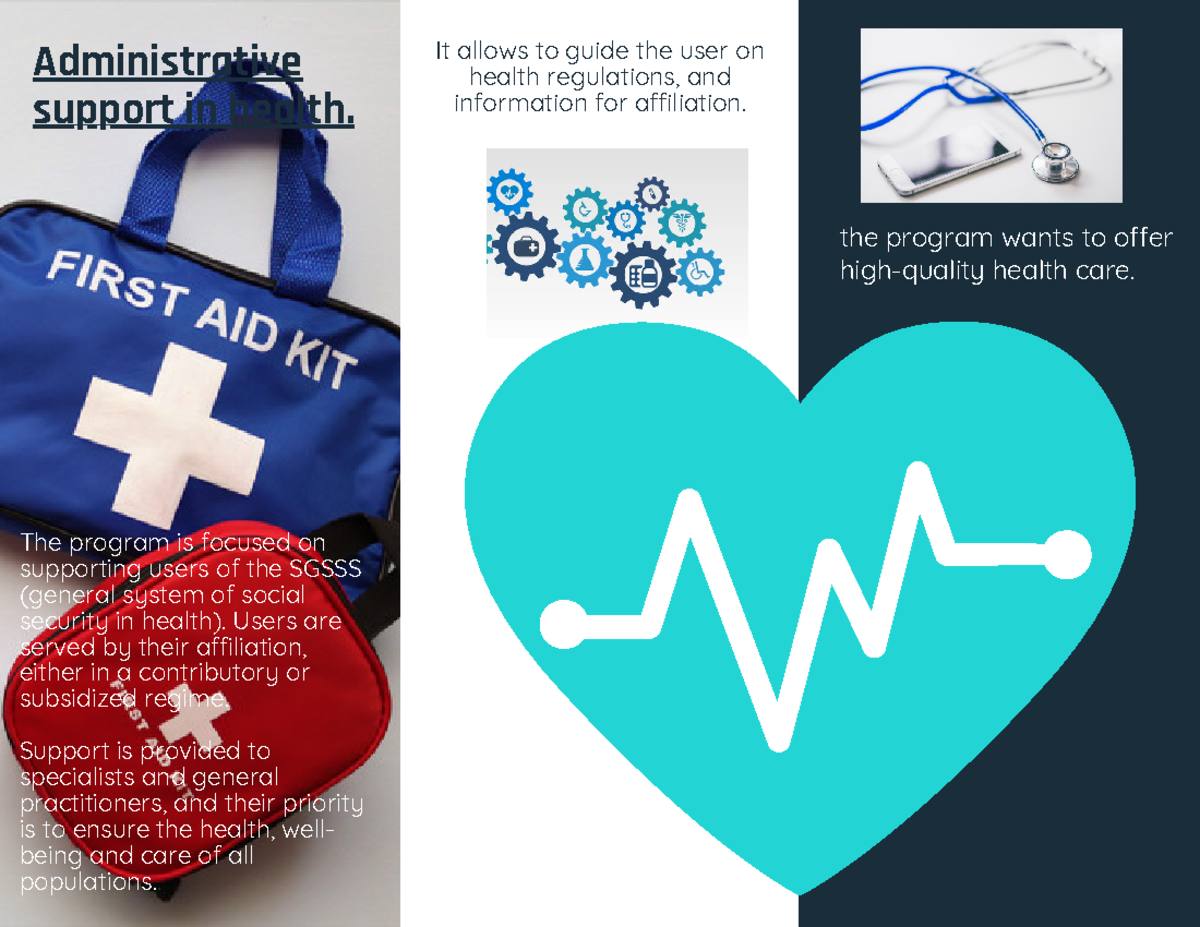 Administrative support in health - the program wants to offer high ...