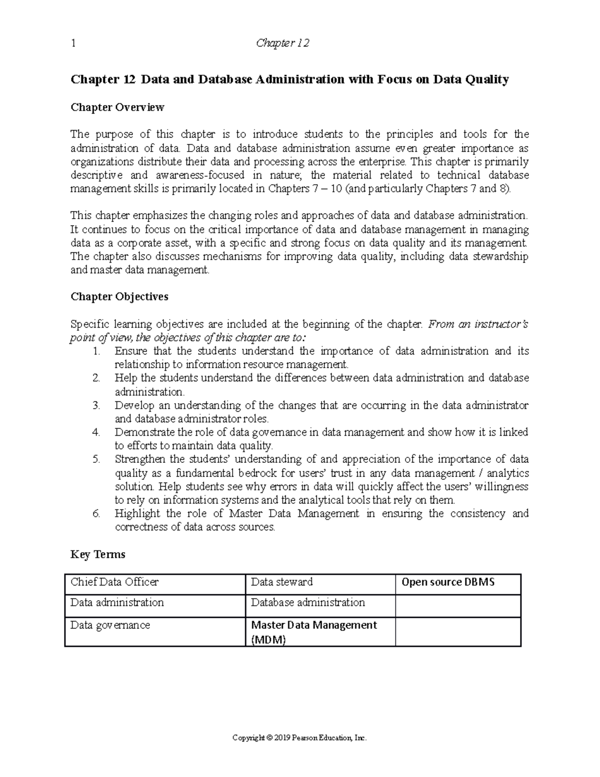 Hoffer mdm13 IM 12 final Accessible - Chapter 12 Chapter 12 Data and ...