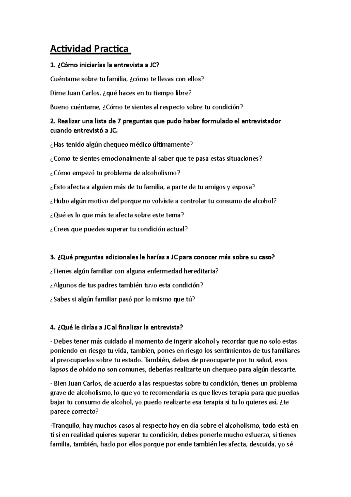 Actividad Practica 14 - Entrevista semana 14 - Actividad Practica ¿Cómo ...