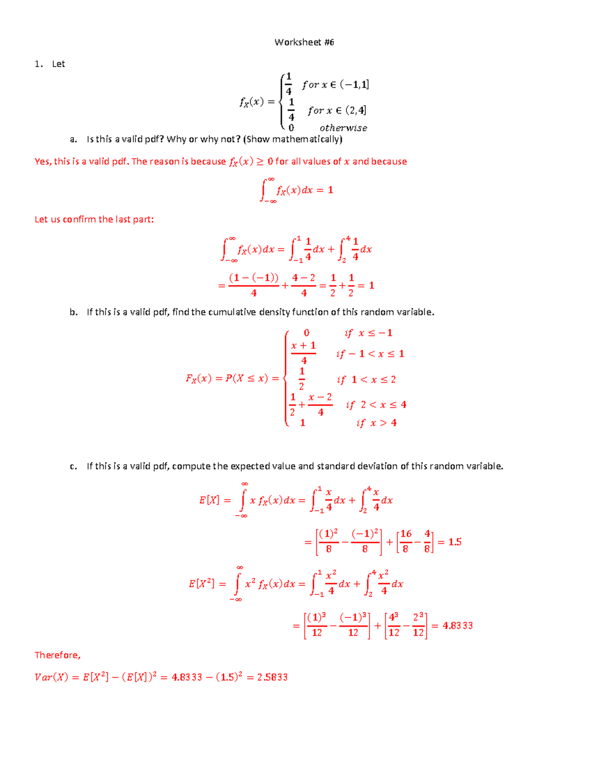 Worksheet 6 2 Sol - Warning: TT: undefined function: 32 Worksheet # Let ...
