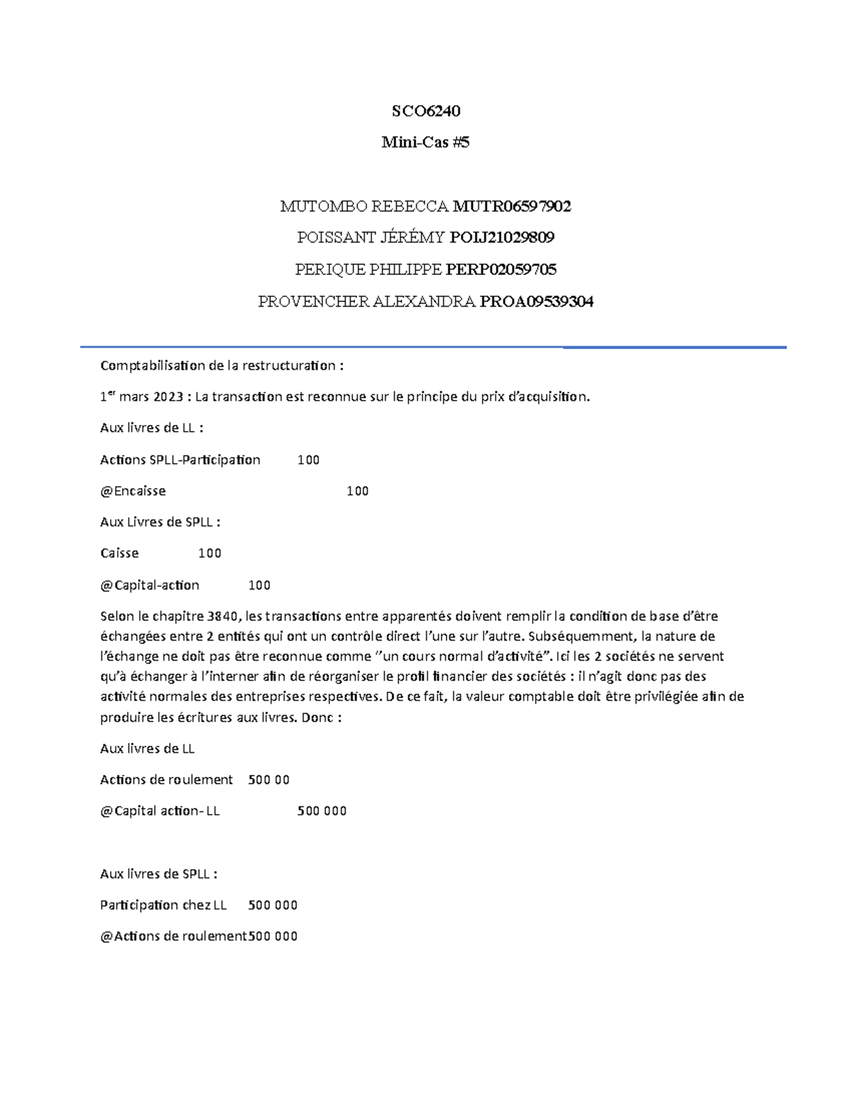 SCO6240 - Equipe 9- Mini Cas 5 - SCO Mini-Cas MUTOMBO REBECCA MUTR ...