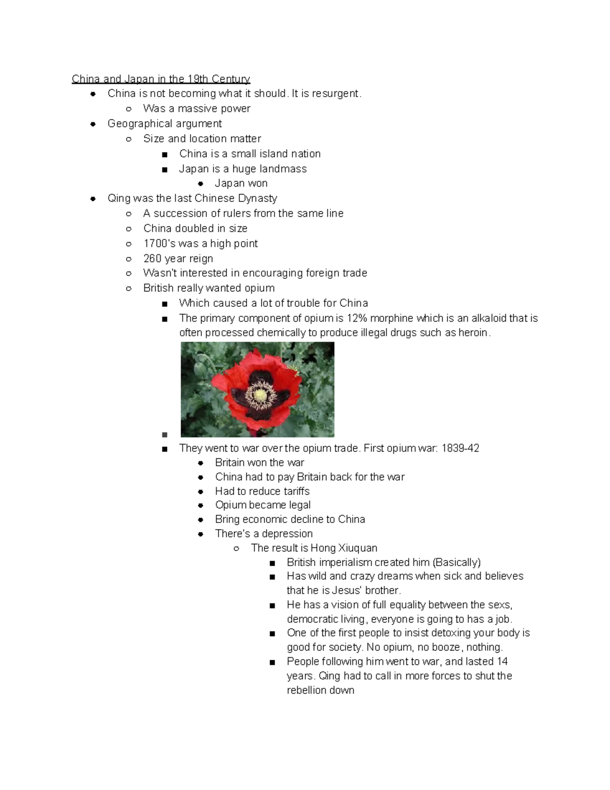 China and Japan - It is resurgent. Was a massive power Geographical ...