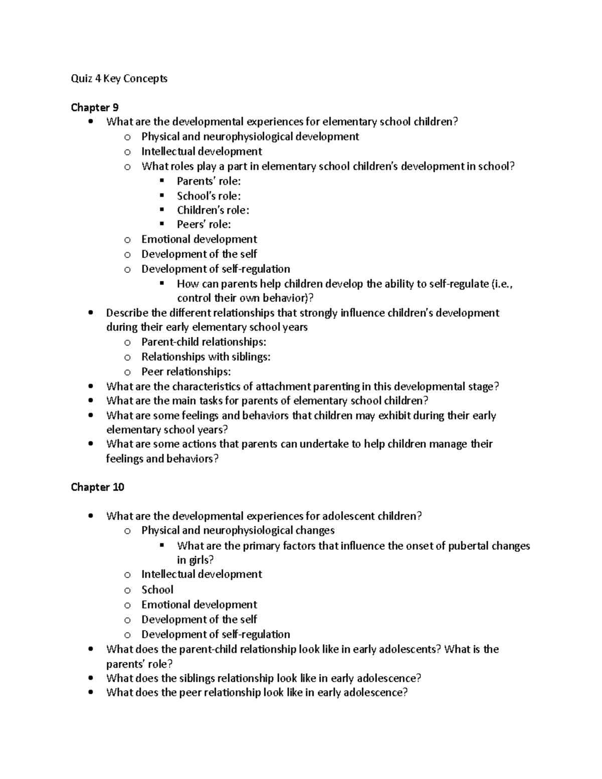 Quiz 4 Key Concepts for FAS 301 Study Guide - Quiz 4 Key Concepts ...