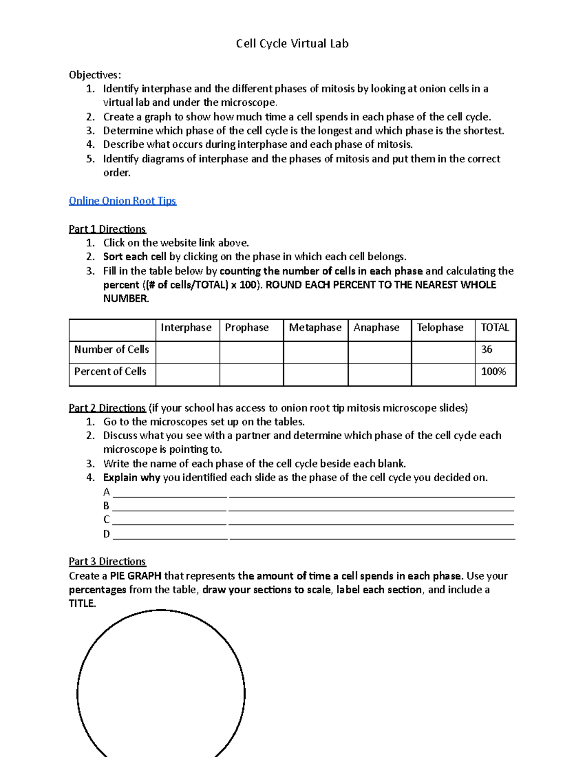 Cell+Cycle+Virtual+Lab - Cell Cycle Virtual Lab Objectives: 1. Identify ...